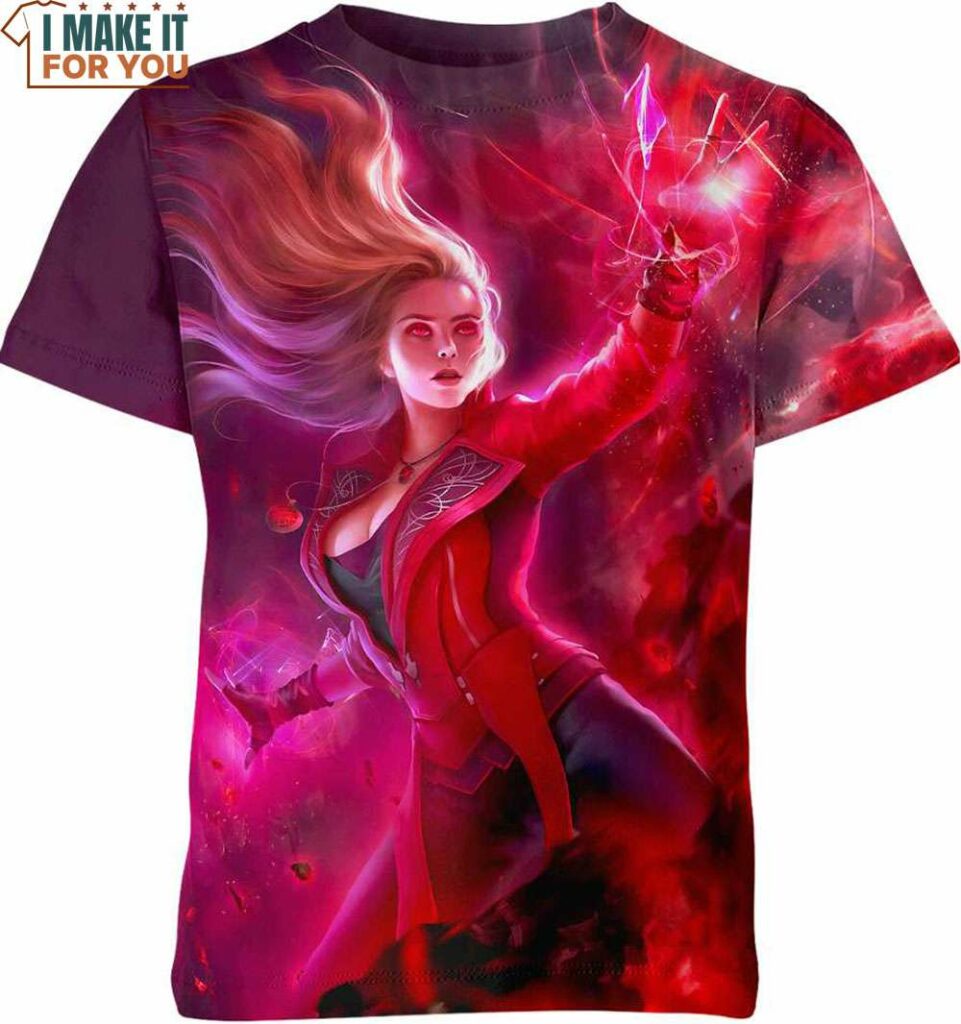 Wanda Maximoff Scarlet Witch Marvel Comics Shirt, Marvel T-Shirts For Women