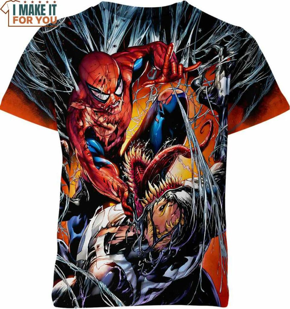 Spider Man Venomverse Symbiote Marvel Comics Shirt, Marvel Themed Gifts