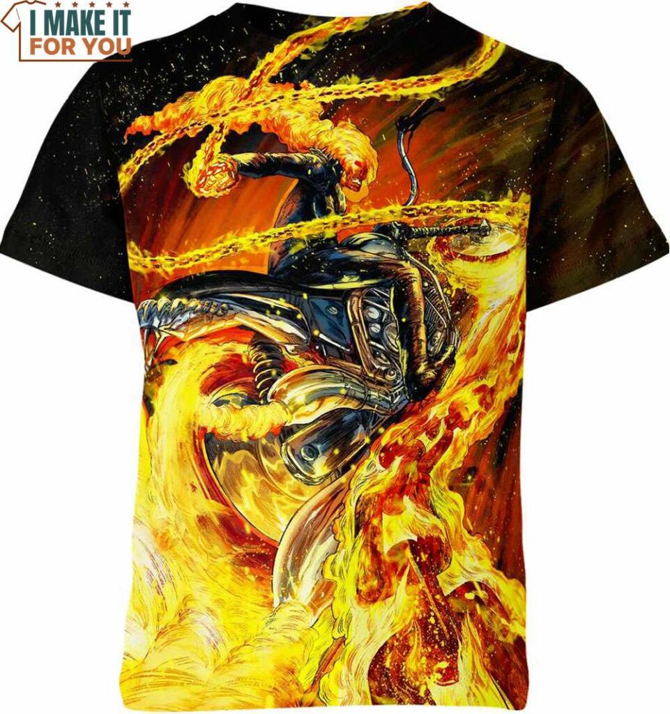 Ghost Rider Vengeance Marvel Comics Shirt, Retro Marvel Shirts