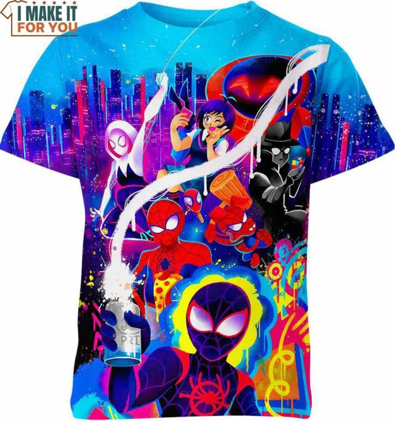 Spider Man Into The Spider Verse Shirt, Marvel Comics Shirt
