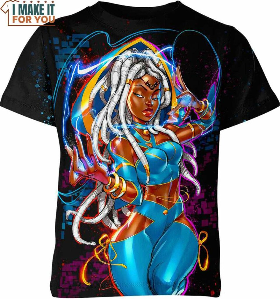 Storm X Men Marvel Comics Shirt, Marvel Superhero Shirts For Adults