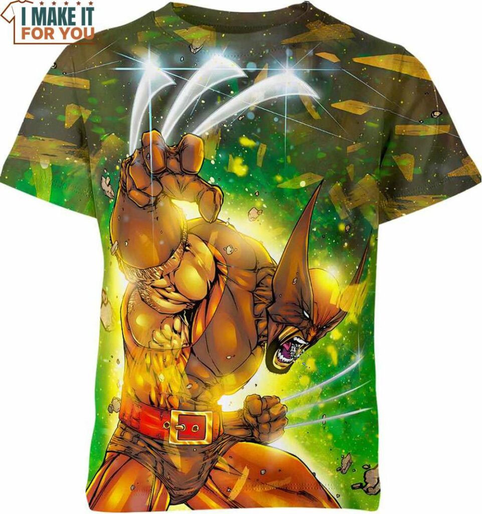 Wolverine Marvel Comics Shirt, Marvel Clothing For Men
