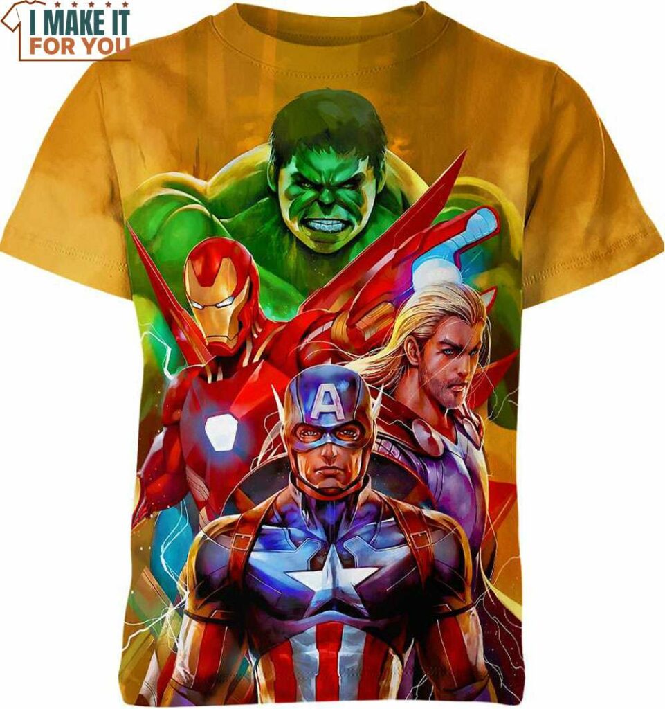 The Avengers Marvel Comics Shirt, Best Marvel Gifts