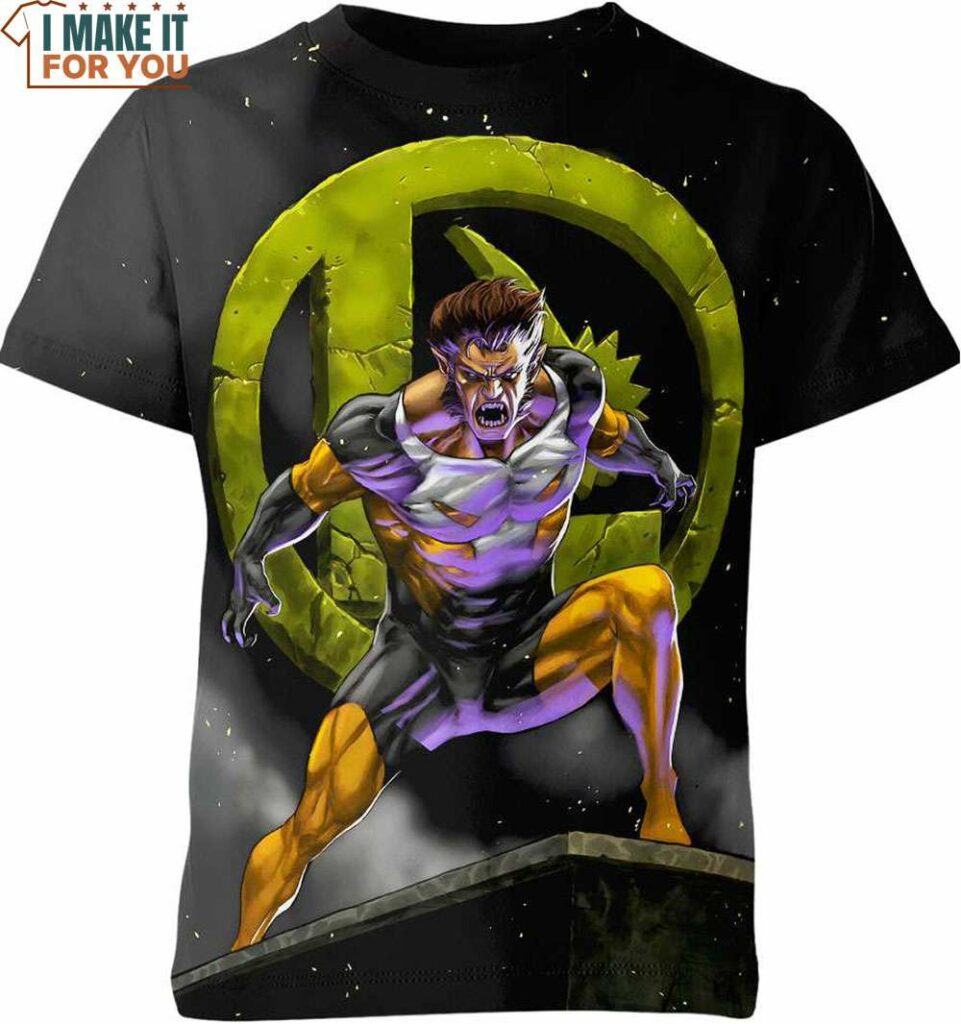 Timberwolf Marvel Comics Shirt, Marvel Graphic Tees