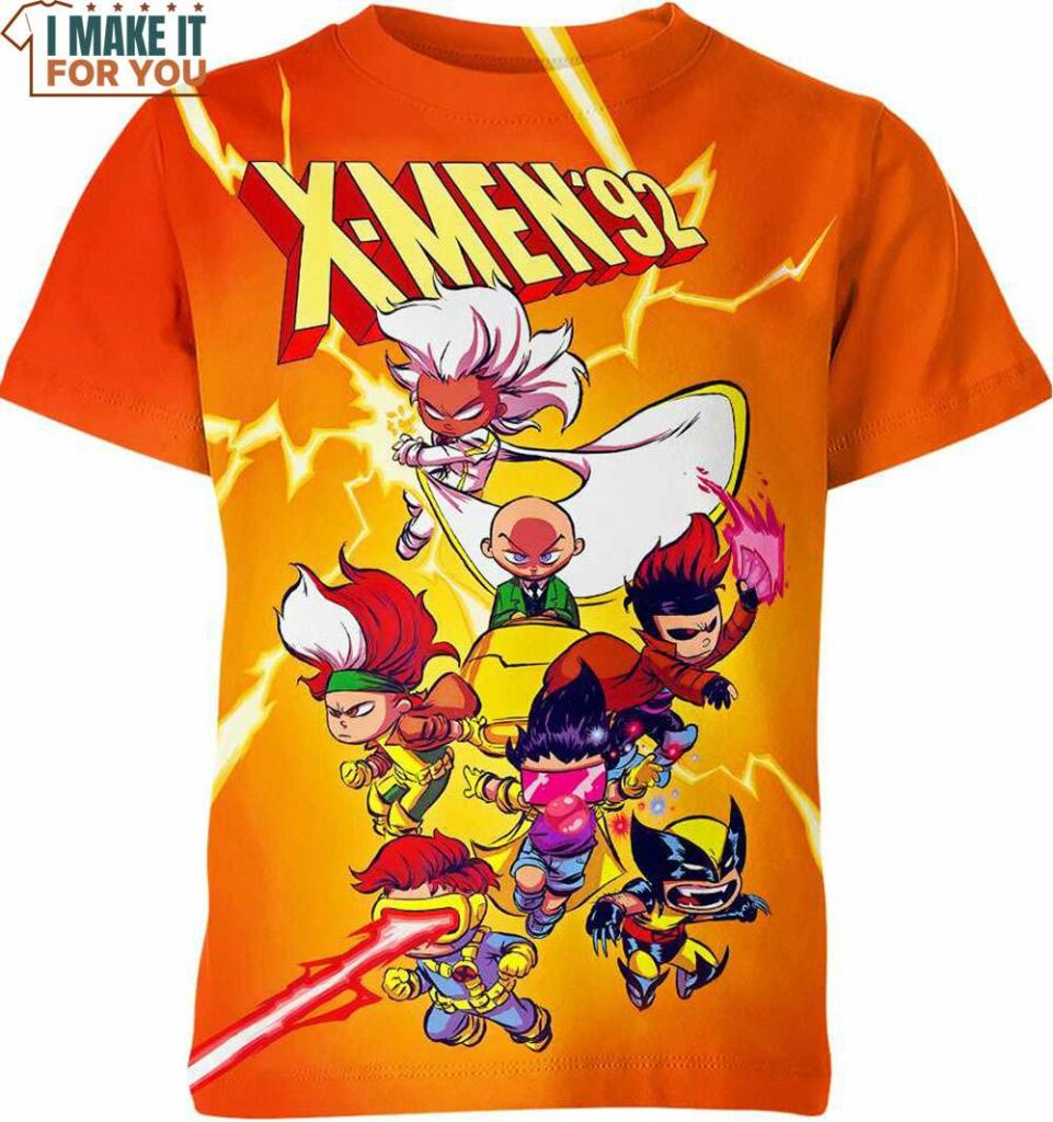 X Men 92 Marvel Comics Shirt, Marvel Superhero Shirts