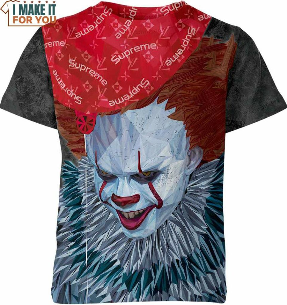 Pennywise Supreme Louis Vuitton Shirt, Terrifying Halloween Outfits ...