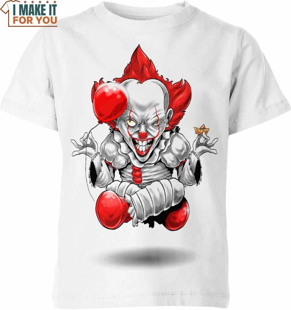 Pennywise It Shirt, Halloween Horror Costumes