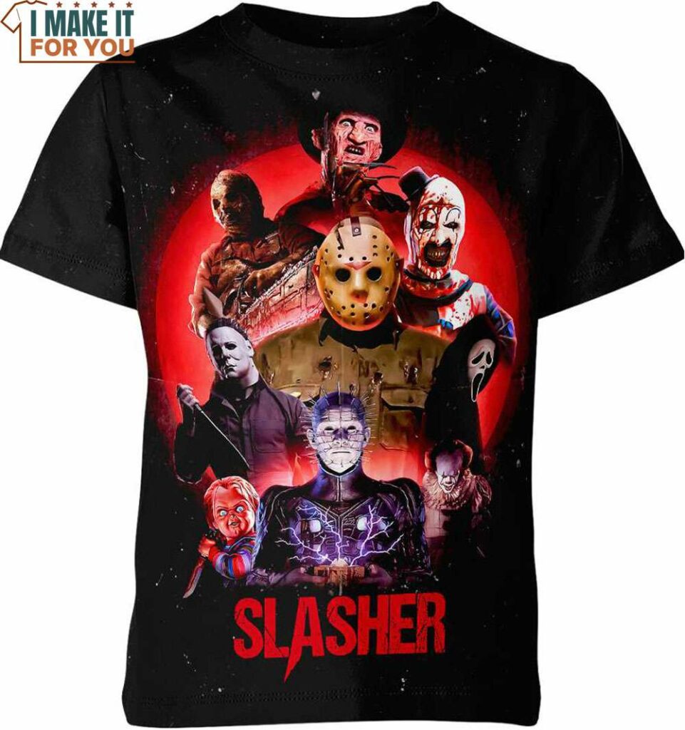 Slasher Assemble Horror Shirt, Supernatural Halloween Costumes