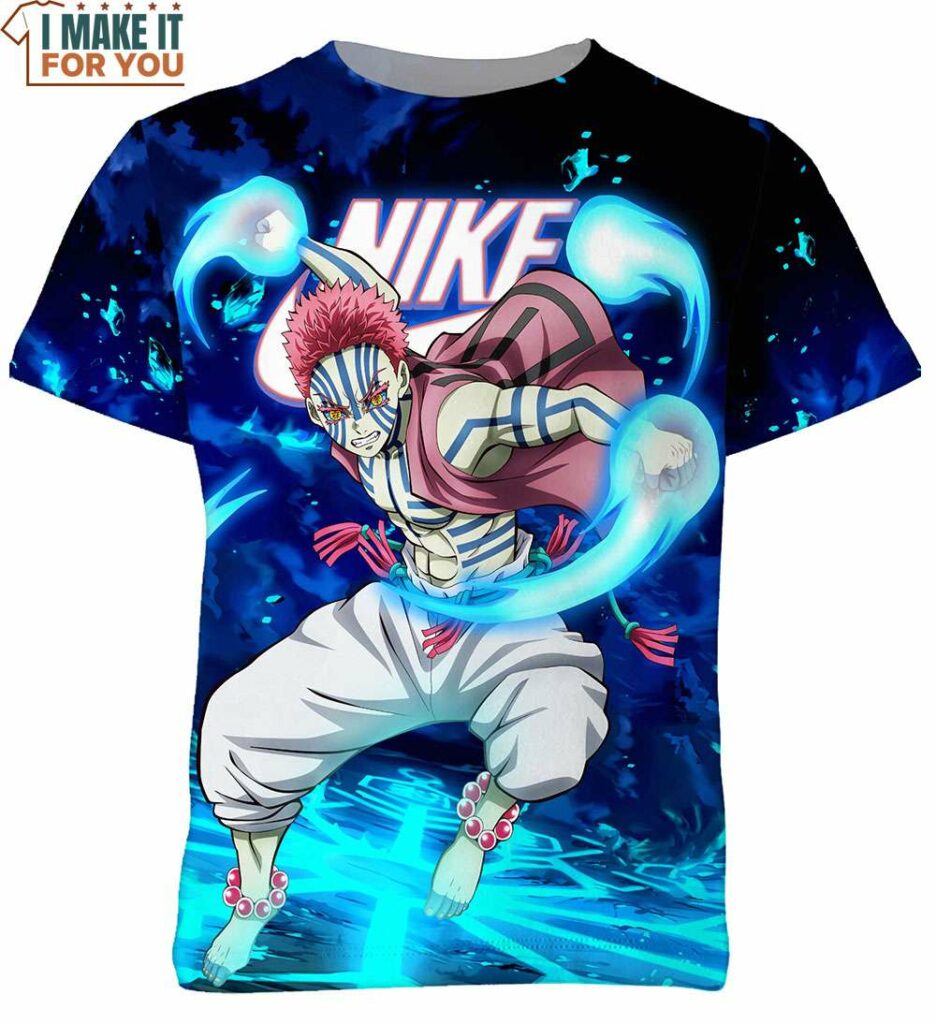 Akaza Demon Slayers Nike Shirt, Nike Graphic Apparel