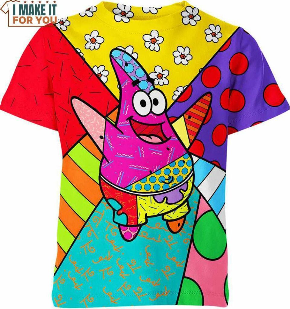 Patrick Star Spongebob Squarepants Colorful Shirt, Cartoon Lover Gifts ...