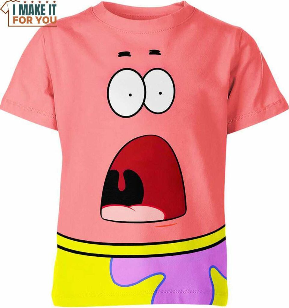 Patrick Star Spongebob Squarepants Funny Shirt, Top Cartoon Lover Gifts