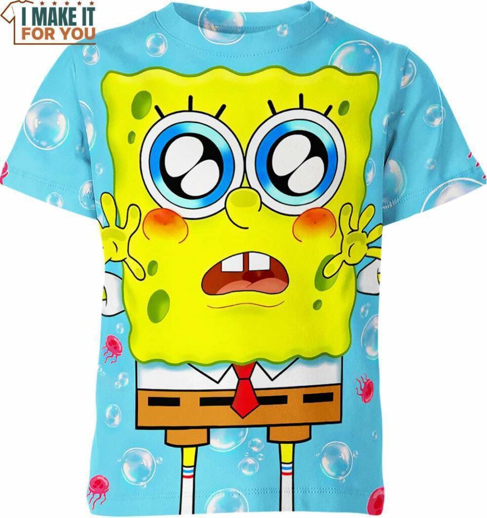 Spongebob Squarepants Cute Shirt, Creative Birthday Gift Ideas for ...