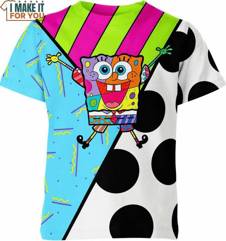 Spongebob Squarepants Shirt, Cartoon Lovers Gift