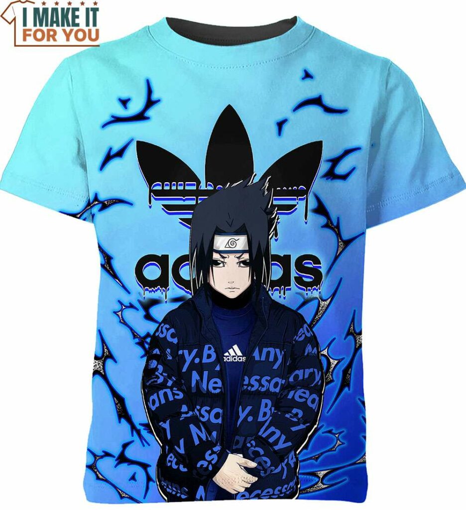 Sasuke Uchiha Adidas Cool Shirt, Trending Anime-inspired Presents