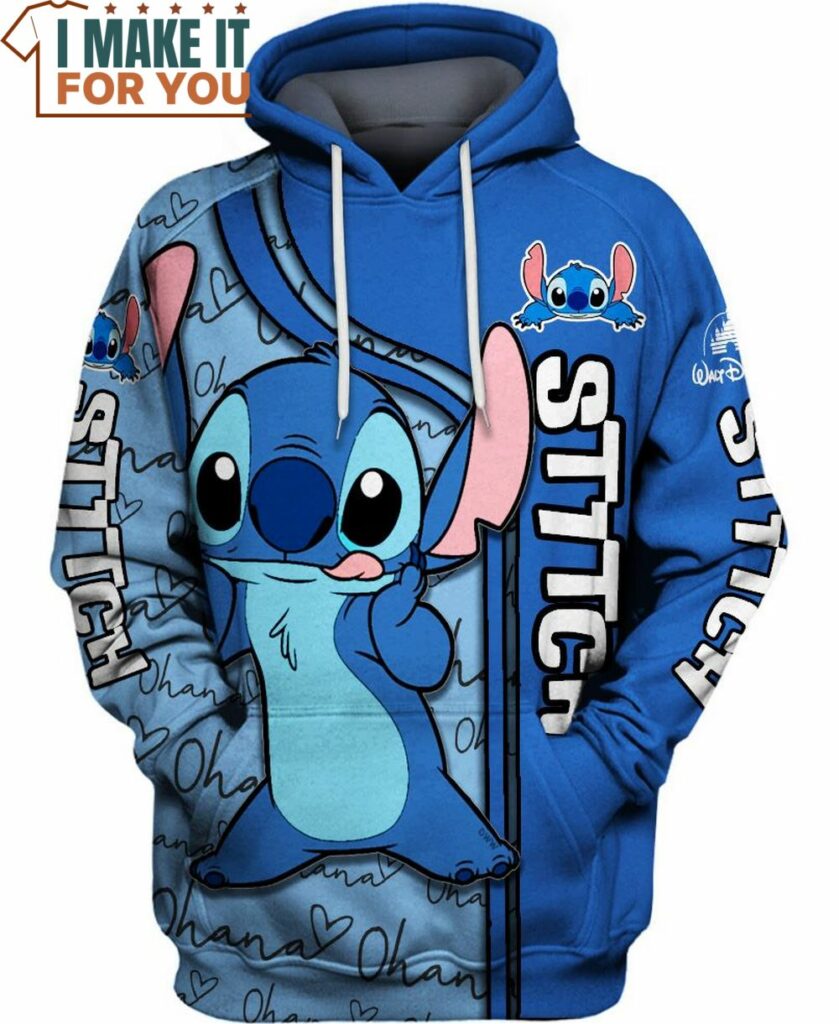 Lilo & Stitch Hoodie, Fun and Stylish artoon Hoodie for Kids and Adults