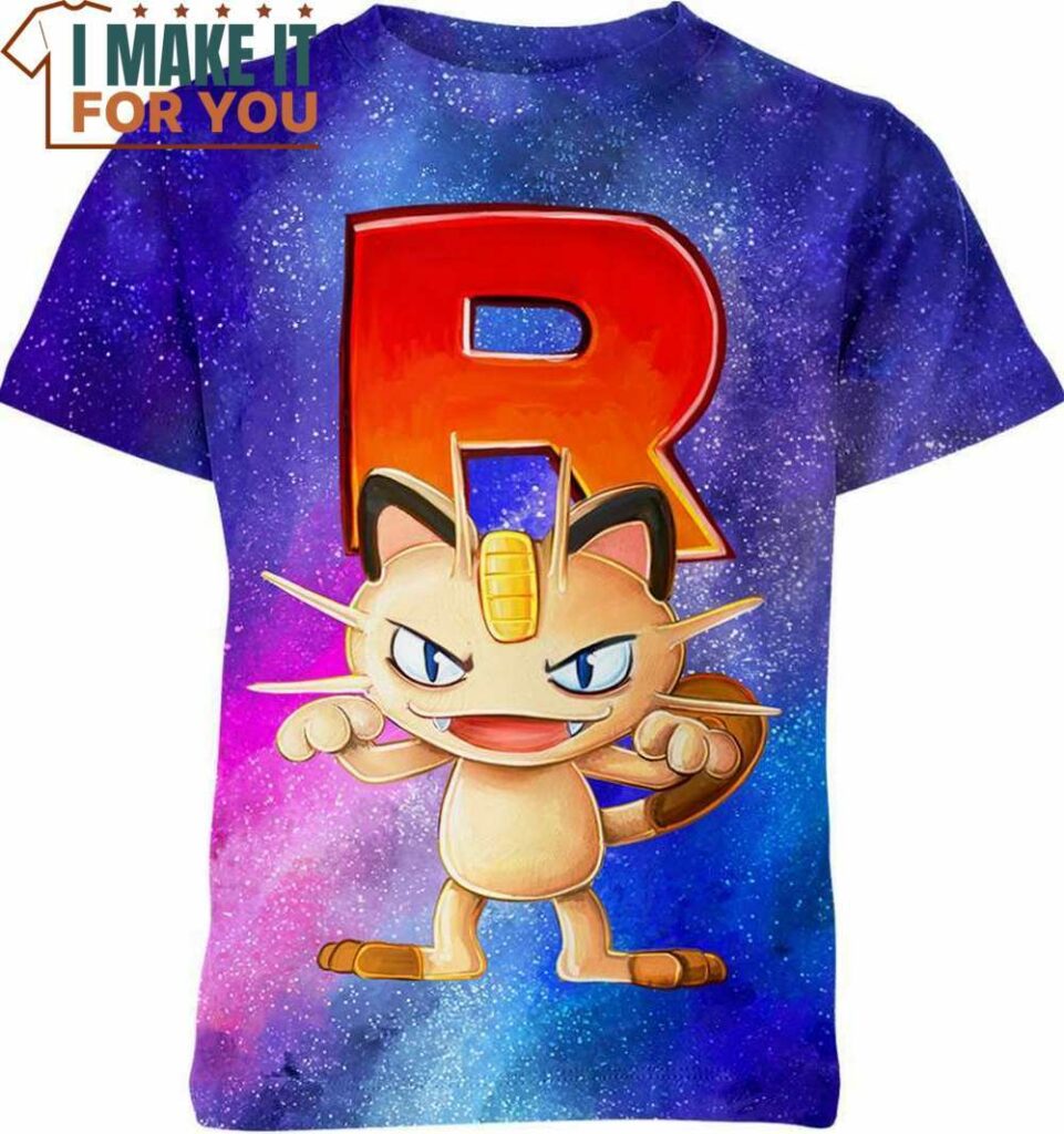 Meowth Pokemon Shirt, Perfect Gift for Any Pokemon Lover
