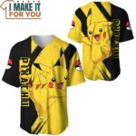 Pokemon Pikachu Cool Baseball Jersey, Ultimate Gift for Pokemon Fan