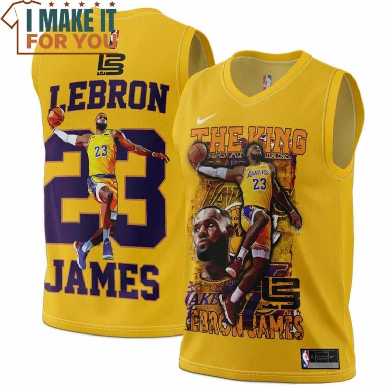 Lebron James x Tune Squad AOP Jersey, Gifts for LeBron James Fans