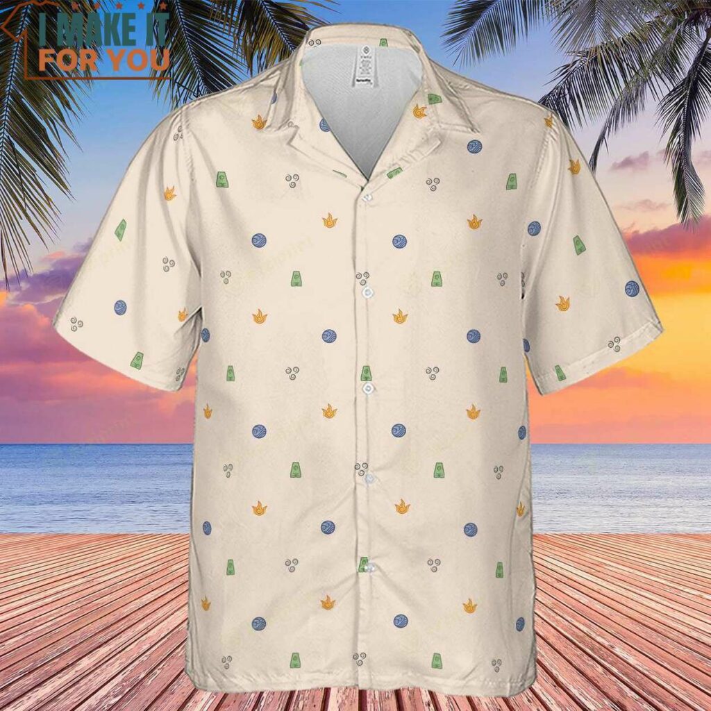 Avatar The Last Airbender Four Elements Pattern Hawaiian Shirt, Unique ...