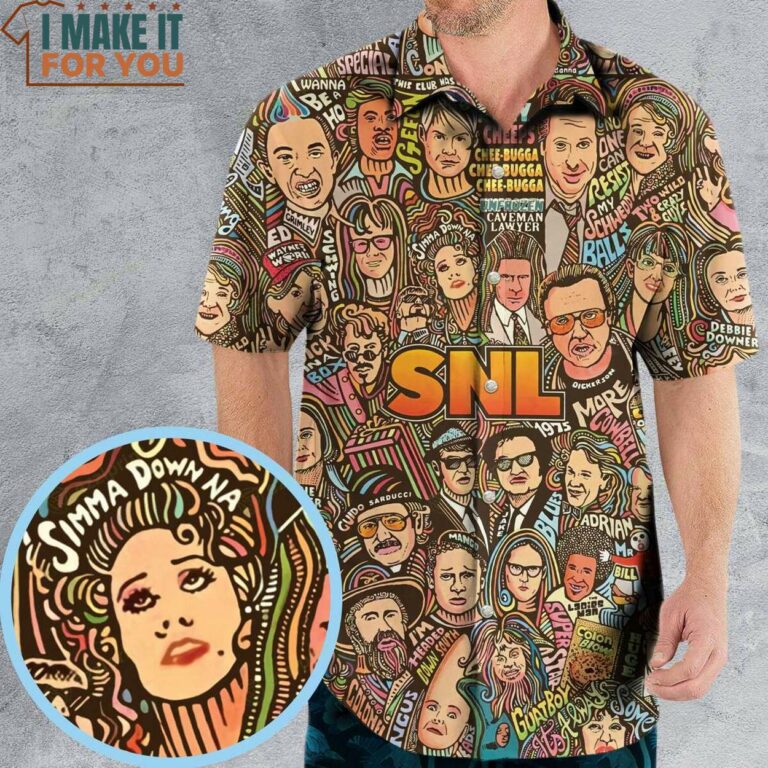 Blues Brothers Waynes World Coneheads SNL Characters Hawaiian Shirt ...