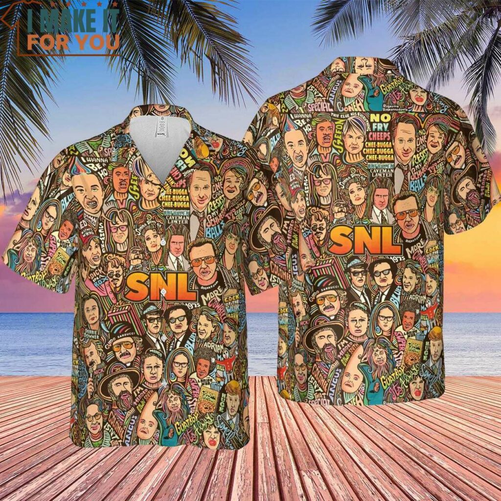 Blues Brothers Waynes World Coneheads SNL Characters Hawaiian Shirt ...