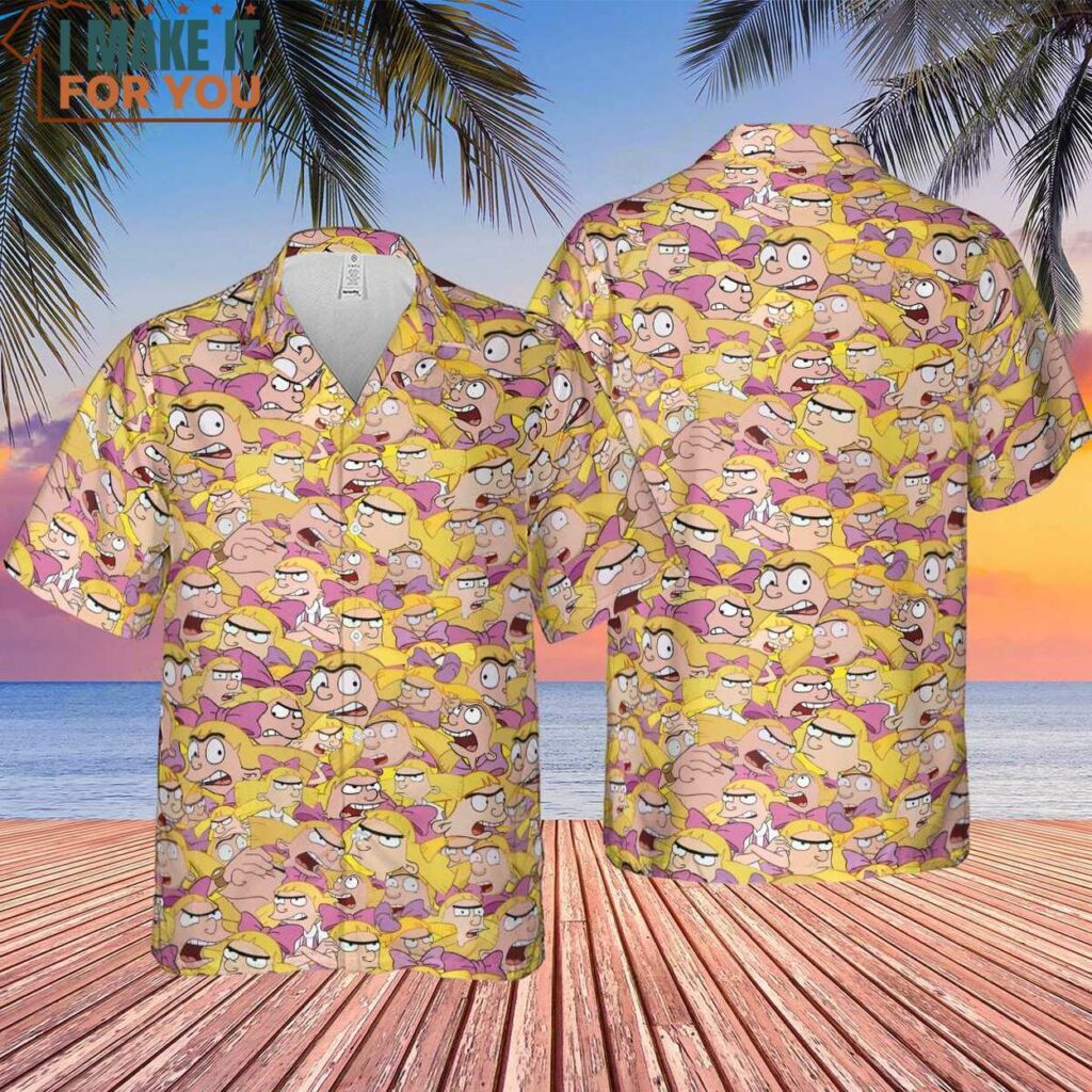 Helga G. Pataki Hey Arnold Hawaiian Shirt, Fun and Stylish Hawaiian ...