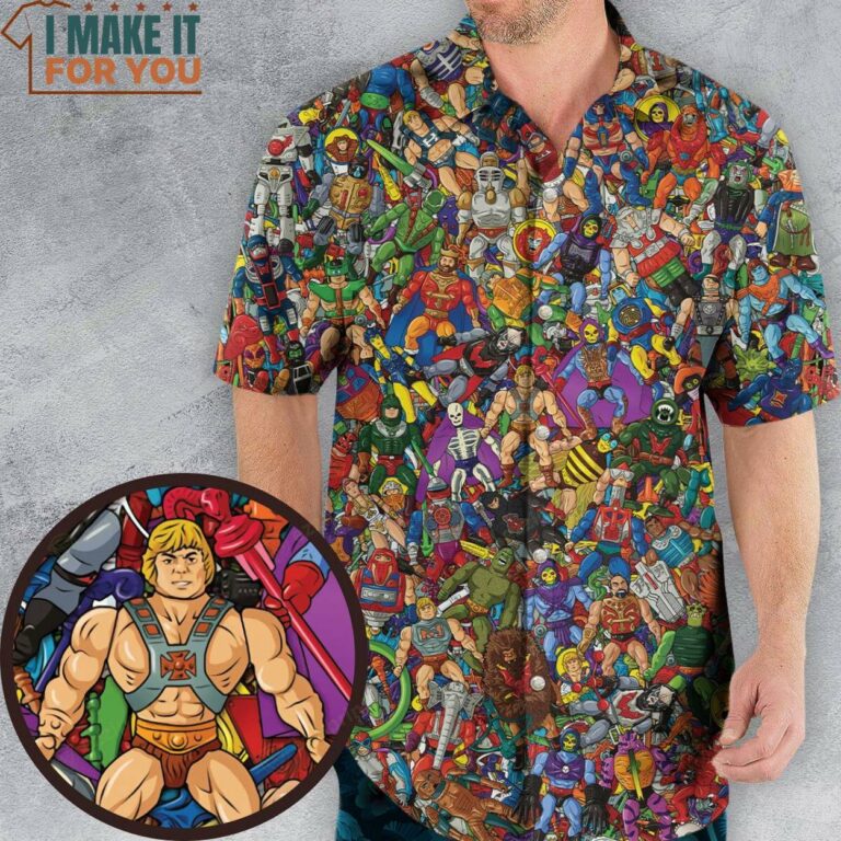 He-man and The Masters of The Universe Hawaiian Shirt, Vintage Hawaiian ...