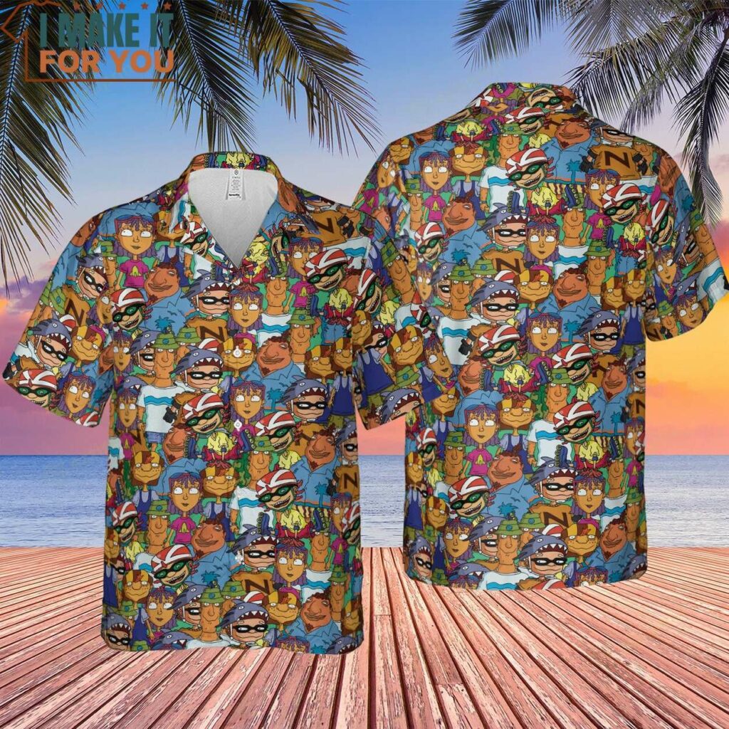 Rocket Power Characters Hawaiian Shirt, Cool Hawaiian Shirt for Men