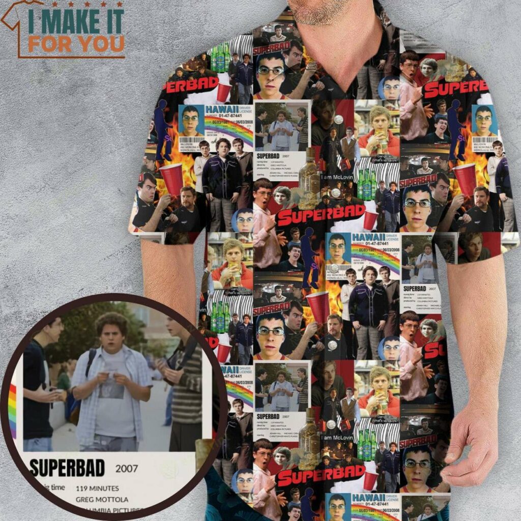 Seth Evan McLovin Superbad Hawaiian Shirt, Cool Hawaiian Shirt for Men