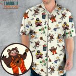 The Rock-afire Explosion Pattern Hawaiian Shirt, Affordable Gifts for ...