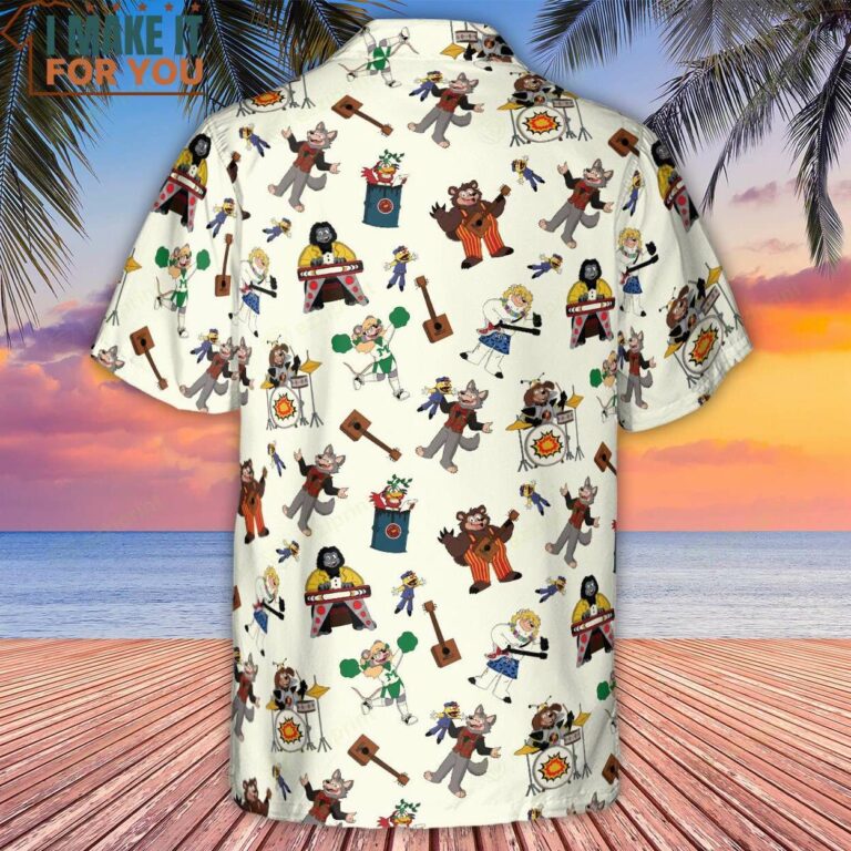 The Rock-afire Explosion Pattern Hawaiian Shirt, Affordable Gifts for ...