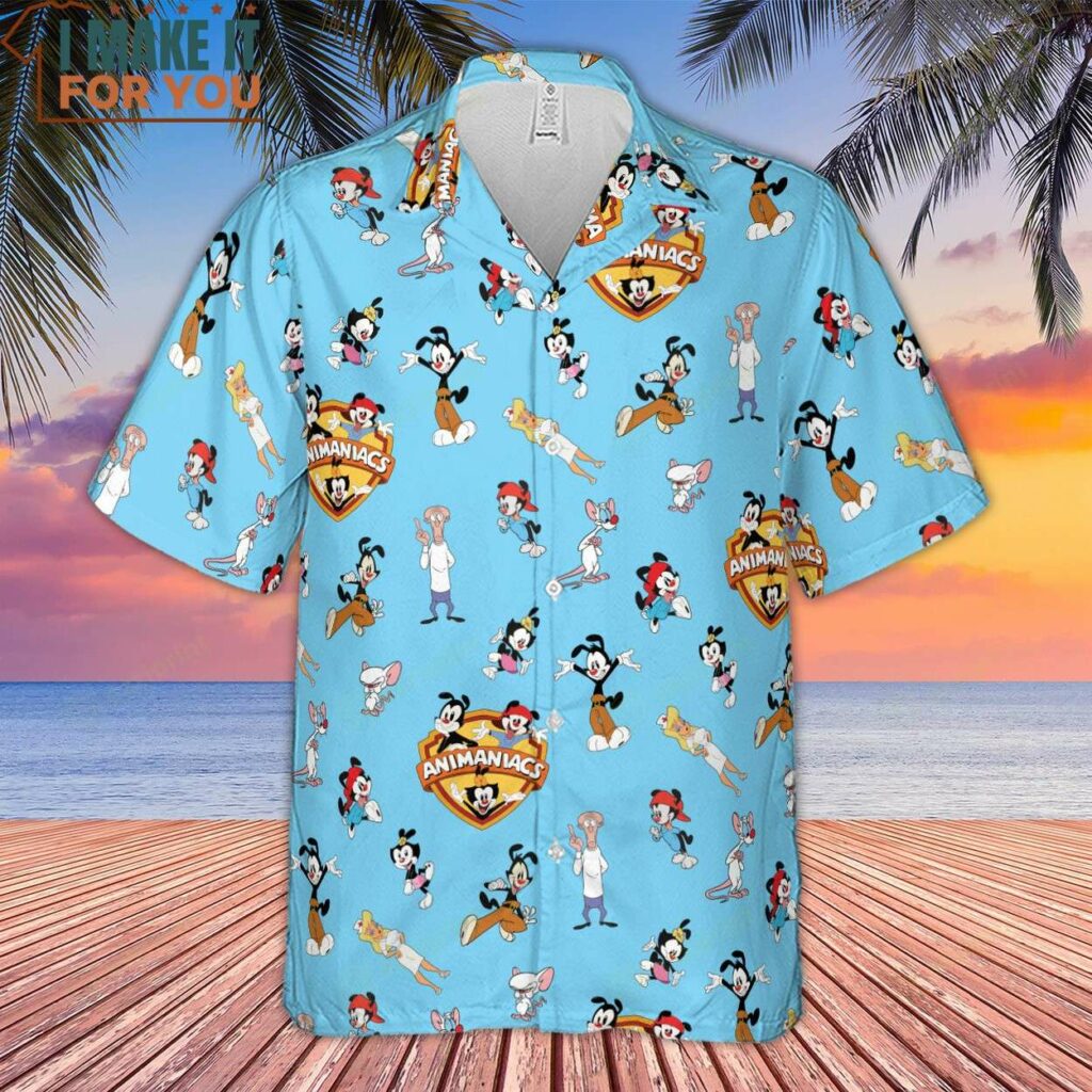 Yakko Wakko Dot Pinky and The Brain Animaniacs Hawaiian Shirt, Unique ...