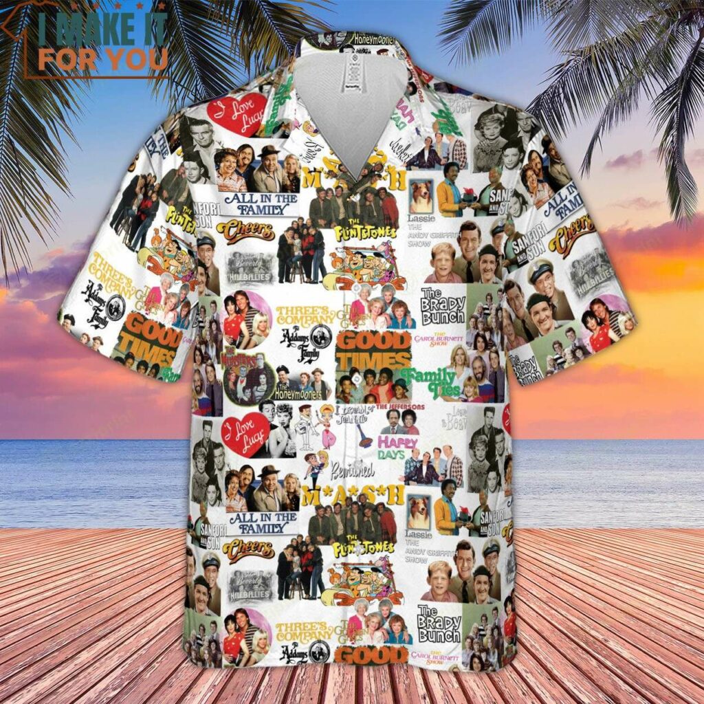 Stuck in the 80s Famous Sitcom Hawaiian Shirt, Hawaiian Shirts From Movies