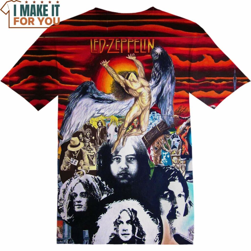Led Zeppelin Album Cover Shirt, Gift Ideas for Music Lovers