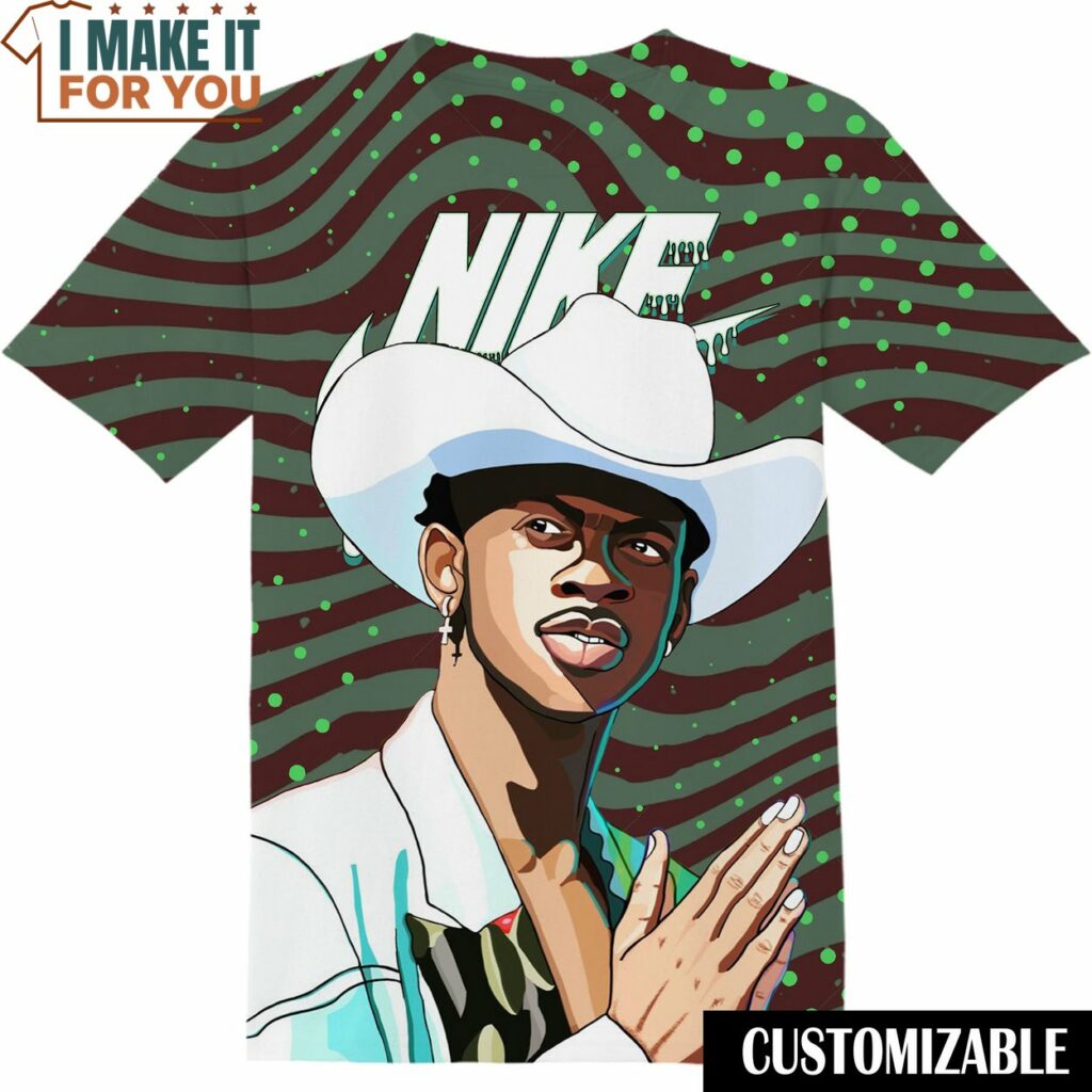 Lil Nas X Tour Rapper Vintage Nike Hip Hop T-Shirt, Gift Ideas for ...