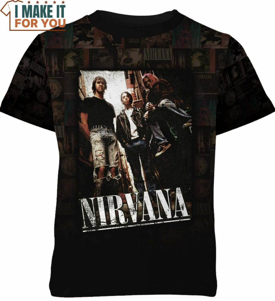 Nirvana Album Cover T-Shirt, Gift Ideas for Music Lovers - Best ...