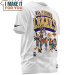 Los Angeles Lakers Looney Tunes White T-Shirt, Best Gifts For Lakers Fans