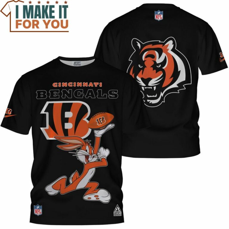 Cincinnati Bengals Bugs Bunny Football T-Shirt, Unique Cincinnati ...